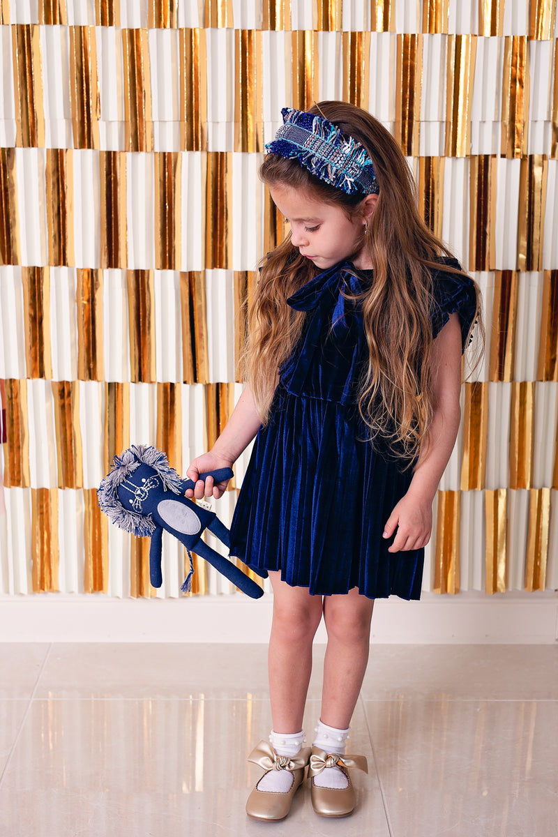 Tapestry Headband - Blue Mix – Project 6 Kids - Wholesale